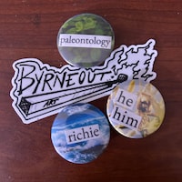 Handmade Collage Pin: 3-PACK CUSTOM ORDER - Etsy