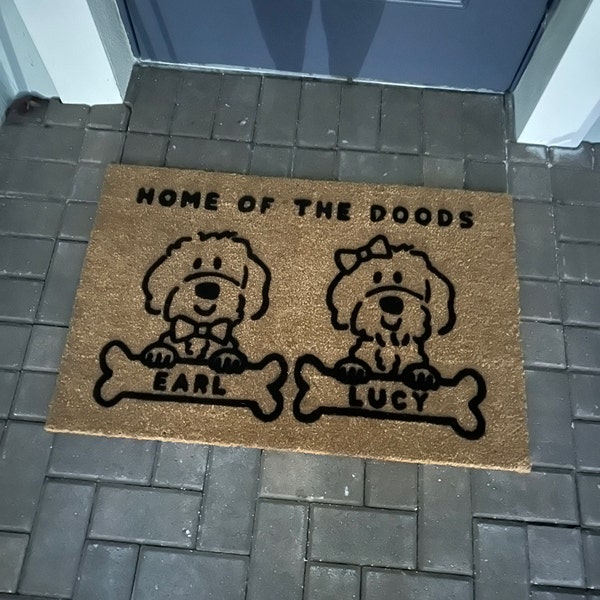 Custom Doodle Mat, Doodle Doormat, Goldendoodle Doormat, Labradoodle ...