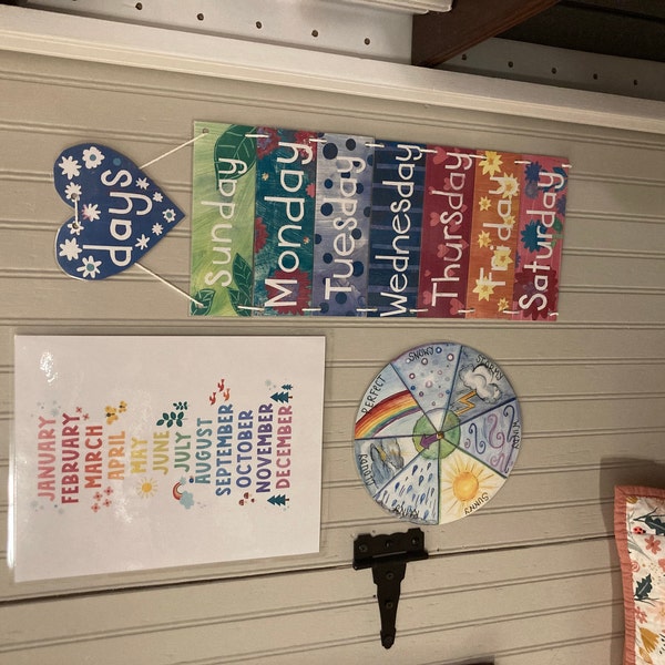 Rainbow Alphabet ABC Printable Home School, Educational Print ...