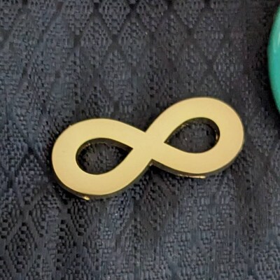 Mini Autistic Pride Infinity Gold Enamel Pin Brooch Autism ...