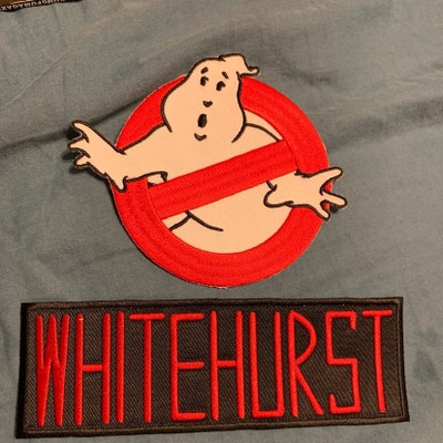 Ghostbusters Name Tags Badges GB1 Uniform Embroidered Iron on Patch ...