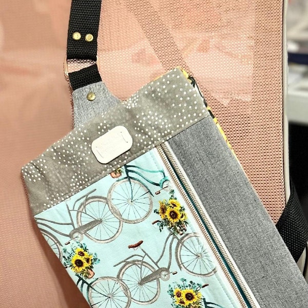 PDF & Video Sewing Pattern | "explorer" Travel Sling Bag | Front Zipper Pocket | Extendable - Etsy