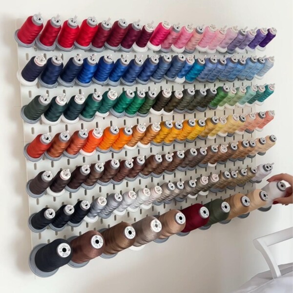 5x IKEA SKADIS Pegboard Thread Spool Holder Variations, Thread Holder ...