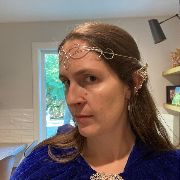 Gold Elven Circlet, Renaissance Circlet, Costume Accessory, Headpiece ...