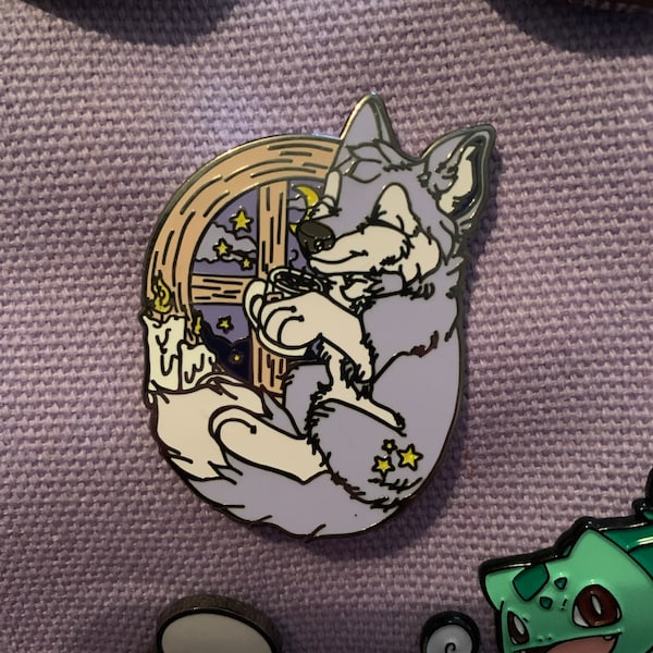 SECONDS Adorably Rude Fox Hard Enamel Pin - Etsy