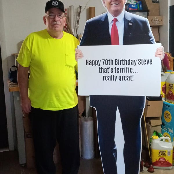 Custom Life Size Cardboard Cutout, Graduation, Birthday Party Props ...