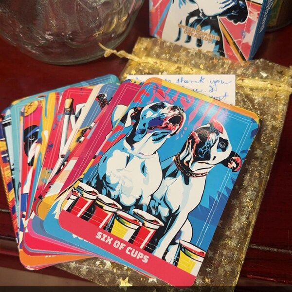 Boxer Love Tarot Cards - Etsy
