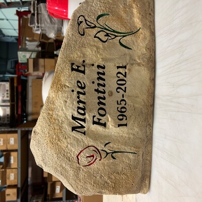 Custom Engraved Carved Stone NAME or ADDRESS Great Gift. - Etsy