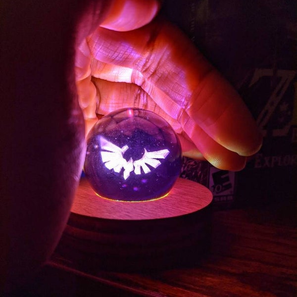 Crystal Light Stand // MADE TO ORDER // Crystal Lamp // Led Light ...