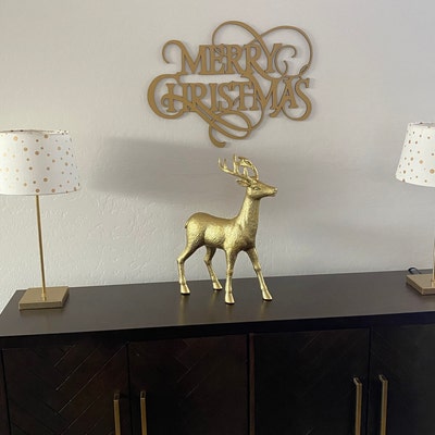 Merry Christmas Sign Merry Christmas Cutout Sign Merry Christmas Word ...