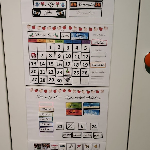 Perpetual Calendar Circle Time Printable, Perpetual Calendar, Preschool ...