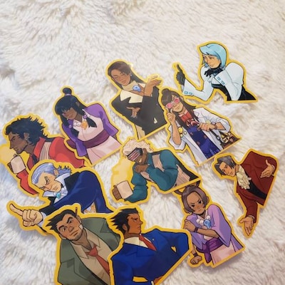 Ace Attorney Beanix / Phoenix Wright 4x6 Postcard Print - Etsy