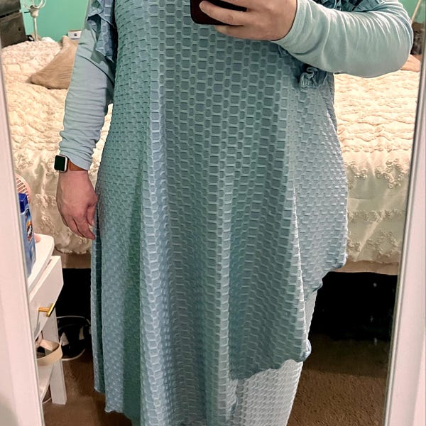 Luisalove30 ~ ROYAL Solid , “ellie” Shark~bite Hem Tunic, HONEYCOMB ...