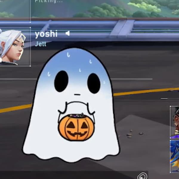 Customizable Ghost Vtuber - LIVE2D | Model/avatar | Premade | Ready to ...