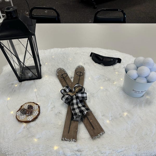 Ski Lodge Decor | Ski Lift Decoration | Ski Wall Hanger | Ski Lift ...