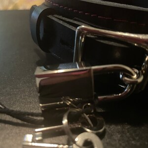 Heavy Duty Deluxe Lockable Hobble Black Cuff Hand Cuff Handcuff ...