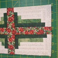 Log Cabin Cross Mug Rug Pattern - Etsy Canada