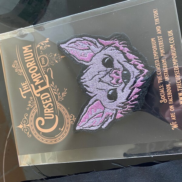 Cut Bat Patch Embroidery Jacket Patches, Battle Jacket, Halloween Accessories, Witchy, Gothic ...