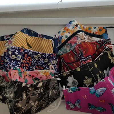 Custom Multi-pack Face Masks Mix & Match Adjustable / Select Your Own ...