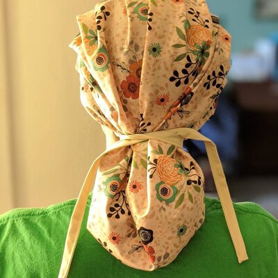 Ponytail Scrub Cap Pattern 6 Pack Sewing Pattern Bundle With High Bun ...