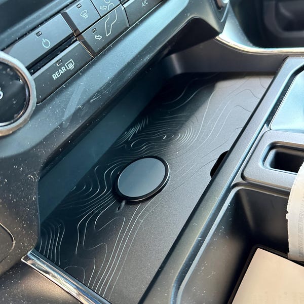 Topographic F150 Cubby Shelf for 2021 Ford F150 Trucks Cubby Cover for ...