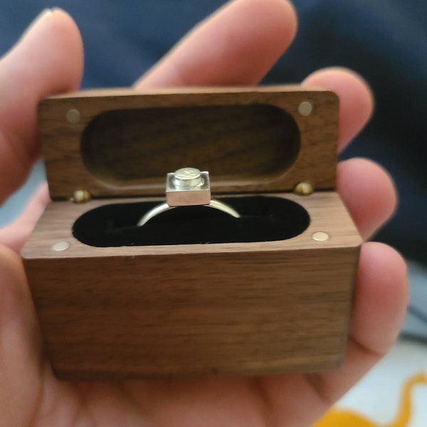 Lego Ring in Sterling Silver - Etsy