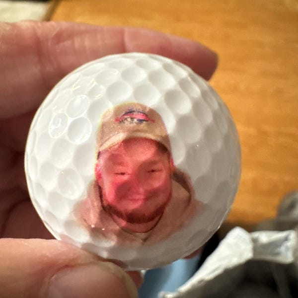 Portrait on Golf Ball, Portrait From Photo, Funny Golf Balls ...