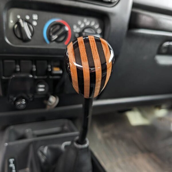 Custom Handmade Stick Shift Knob, Solid Bocote Iron Wood Knob, Custom ...