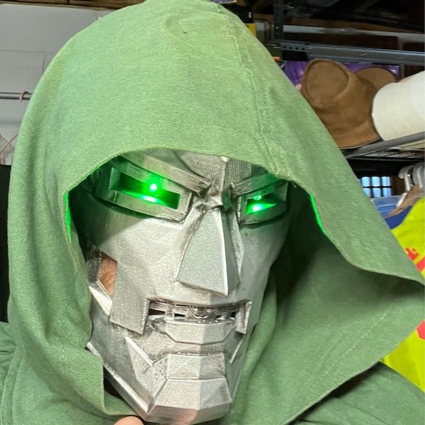 Dr. Doom Mask: Dark Steel Variant, Costume Halloween - Etsy