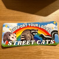 Sad Yeehaw Sad Cute Cowboy Cat Gen Z Sticker, Bumper Sticker and Magnet ...