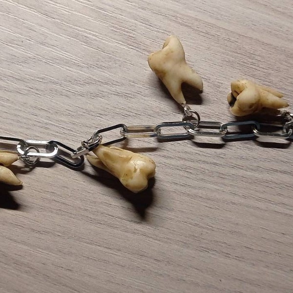 Strangers From Hell Human Teeth Bracelet Replica Prop - Oddity Weird ...