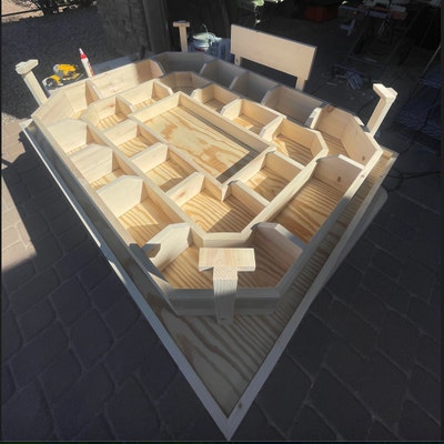 Jumbo Snackadium Woodworking Plans Digital Download Snack Stadium Super ...