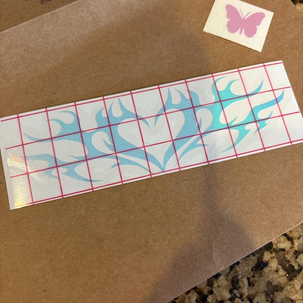 Car Tramp Stamp Vinyl Decal | Rearview Mirror Window Bumper Sticker ...