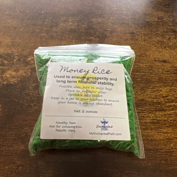 Money Rice | Prosperity Rice | Money Manifest - Etsy