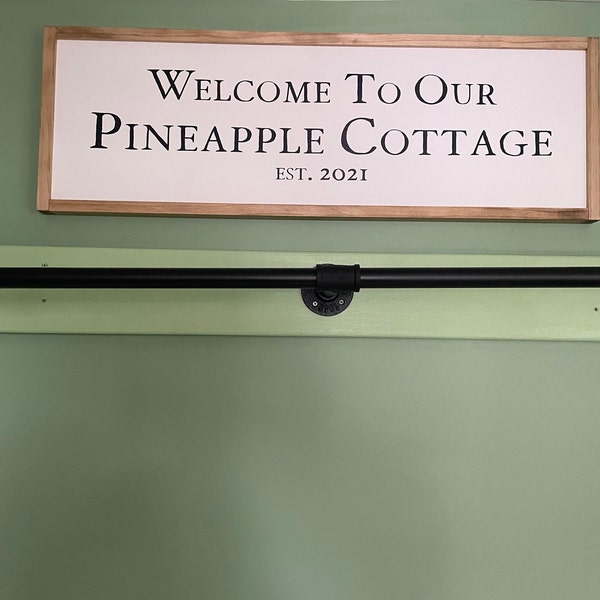 Personalized Welcome to the Cottage Sign, Custom Wood Sign, Sign for ...