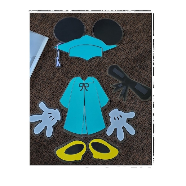 Disney Cruise Door Magnet Graduation Mickey Mouse Magnet Set Chose Your ...