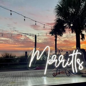 Custom Wedding Light Sign. LED Custom Decor for Wedding, Wall Decor - Etsy