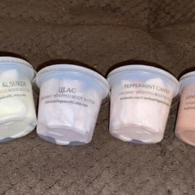 Natural Skin Care Sample Pack Seven Different Scents Whipped Butters ...