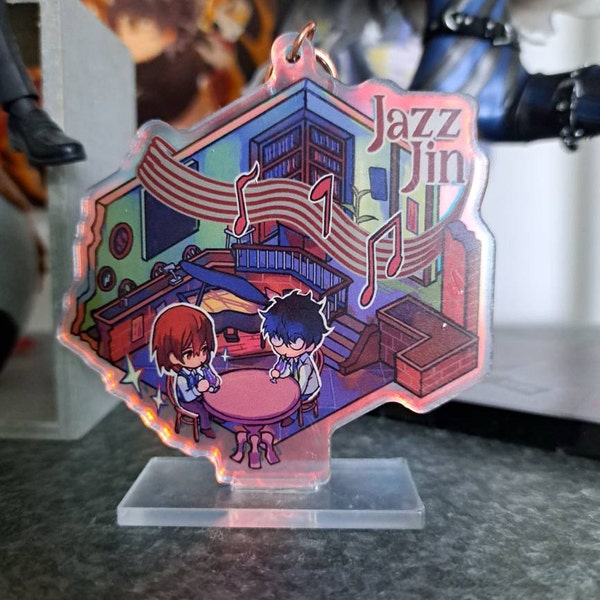 P5 Isometric Akechi & Joker Hangouts Acrylic Keychain Standees - Etsy