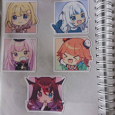 4x6 Hololive EN Sticker Sheet - Etsy