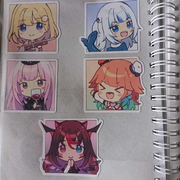 4x6" Hololive EN Sticker Sheet - Etsy