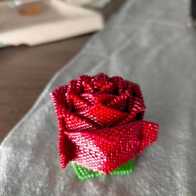 Rose Beaded Box Pattern / Tutorial - Etsy