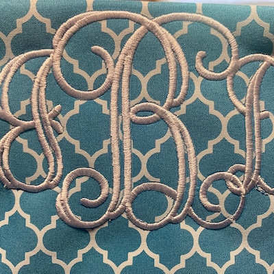 4 Sizes Interlocking Monogram Fonts, Embroidery Fonts BX, Embroidery ...