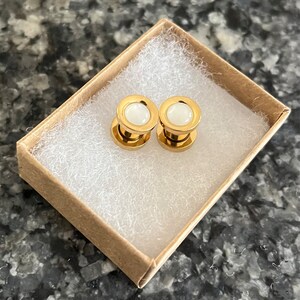 PAIR of Unique Yellow Skull With Red Eyes Steel Screw Fit Stash Plugs ...