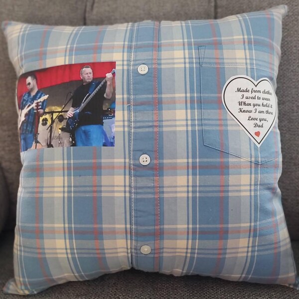 Memory Pillow Sewing Tutorial: Step-by-step Instructions (PDF Pattern ...