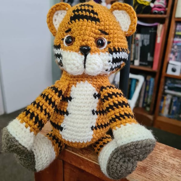 Crochet Tiger PATTERN Amigurumi Tiger Pattern Pdf Tutorial - Jagger the ...