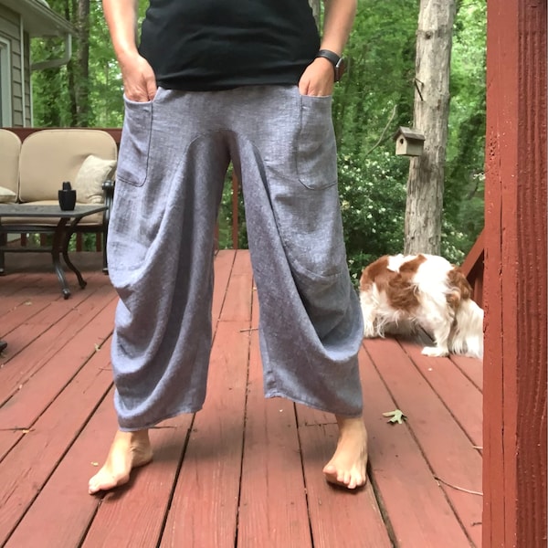 PDF Sahara Trousers + Elasticated Waist Pattern With Tutorial by "the ...