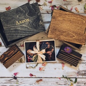 5x7 Wood Print Box With Enough Space for 5x7 Prints - Etsy