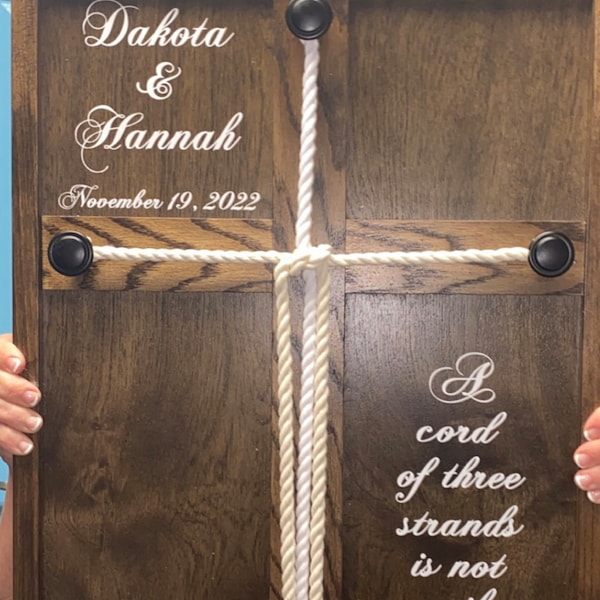 Trinity Braid - Cord of Three Strands Unity Ceremony Wedding Decor ...