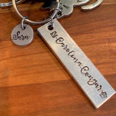 Customized Keychain Personalized You Choose Wording Custom Gift ...